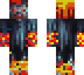 fire steve | Minecraft Skin