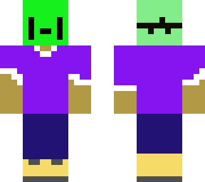 Mascara verde feliz | Minecraft Skin