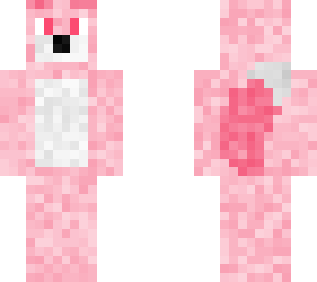 Pink Wolf Furry (Male) | Minecraft Skin