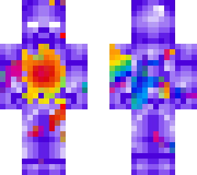 Twisted Indigo Steve | Minecraft Skin