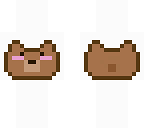 Cute Bear Pixel Art | Minecraft Skin