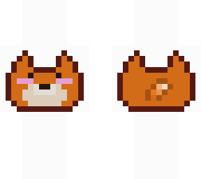 Cute Fox Pixel Art | Minecraft Skin