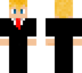 lynix black suit skin | Minecraft Skin