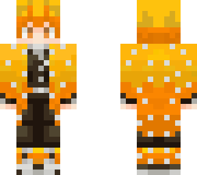 zenitsu agatsuma (demon slayer) | Minecraft Skin