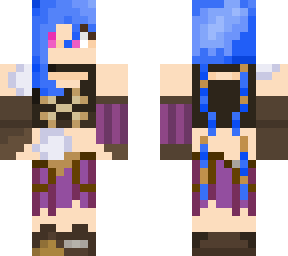 Jinx Arcane Minecraft Skins