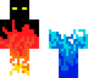 Fire and Water | Minecraft Skin