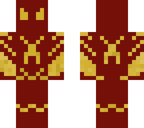 Red and gold suit | Minecraft Skin