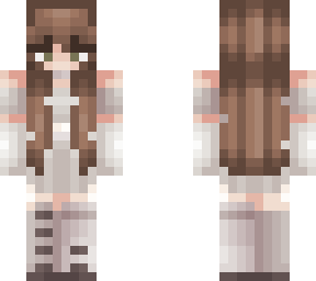 mocha latte finished porcelain | Minecraft Skin