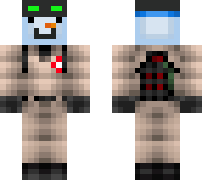 ghostbuster snowman | Minecraft Skin