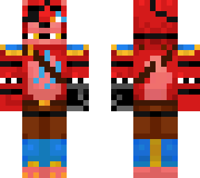 glamrock foxy | Minecraft Skins