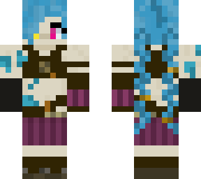 Jinx Arcane Minecraft Skins