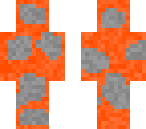 Lava head | Minecraft Skin