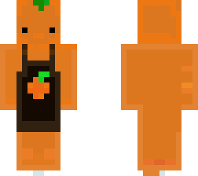 Orange Minecraft skin | Minecraft Skin