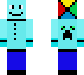 The blue smile guy | Minecraft Skin