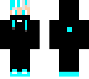 Cyan Gamer Boy | Minecraft Skin