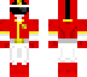 Dynaman Dyna Red | Minecraft Skin