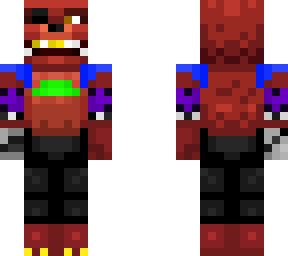 glamrock foxy | Minecraft Skins