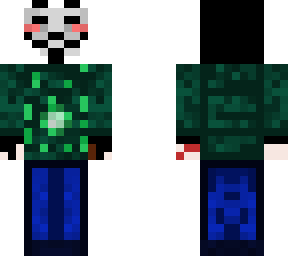Infected-Human Hide-under-Anonymous | Minecraft Skin