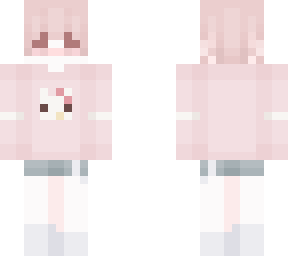 Pastel cat Boy Pink | Minecraft Skin