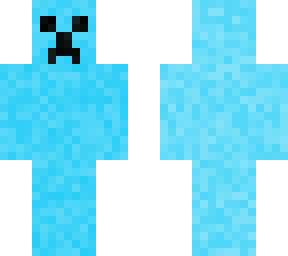 Blue creeper | Minecraft Skin