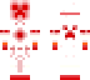 Creeper the gamer (RED AND WHITE) | Minecraft Skin