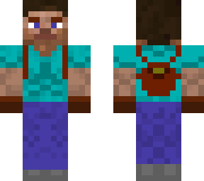 Inventory Steve (with bag) | Minecraft Skin