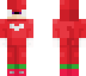 knuckles the echidna sonic the hedgehog sega | Minecraft Skins