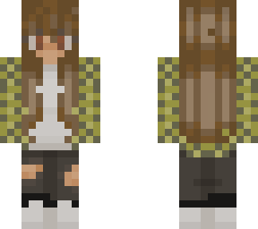 brown hair flannel | Minecraft Skins