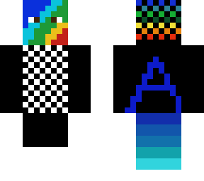 Black 'n White RGB Skin | Minecraft Skin