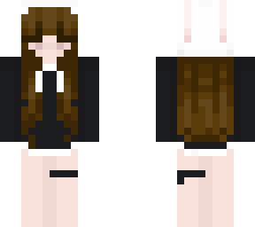 Brown haired bunny girl | Minecraft Skin
