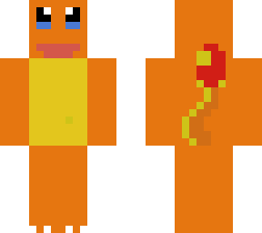 Charmander Minecraft Skins