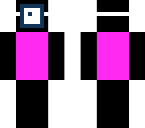 No texture man with a mask | Minecraft Skin