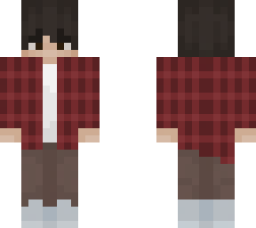Red Flannel Boy | Minecraft Skin