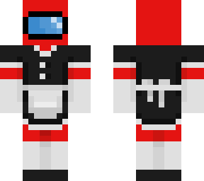 red maid among us | Minecraft Skin