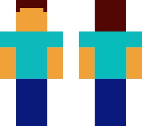 Simple Steve NO face | Minecraft Skin