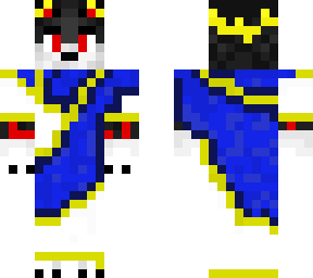 Blue/Red Roman Wolf | Minecraft Skin
