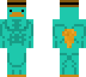 BUFF Perry the Platypus | Minecraft Skin
