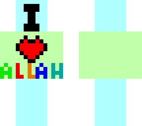 I Love Allah | Minecraft Skin