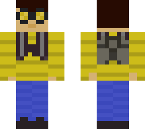 Population: ONE - Golden Pj | Minecraft Skin