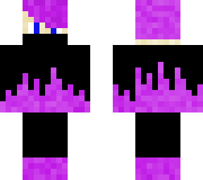 Purple Flame Ninja | Minecraft Skin