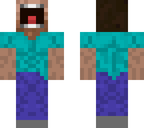 Screaming Steve *edited* | Minecraft Skin