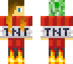 TNT Girl | Minecraft Skin