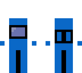 Blue Impostor Among Us | Minecraft Skins