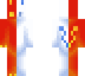 half fire half ice | Minecraft Skins