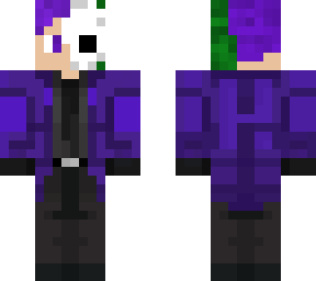 hyperium cracked mask | Minecraft Skin