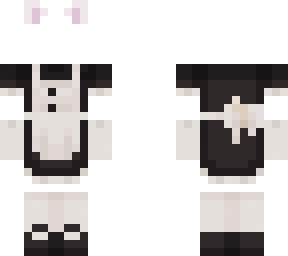 Maid dress template | Minecraft Skin