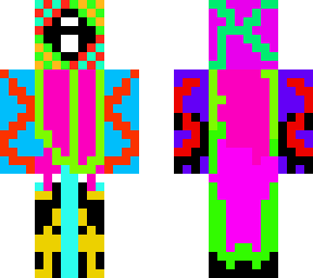 Multicolor skin no copyright | Minecraft Skin