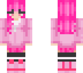 pink fluffy ear muffs | Minecraft Skin