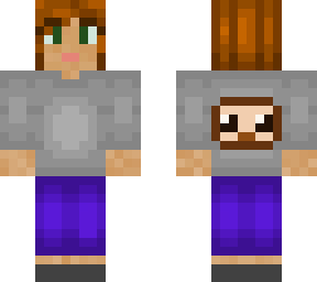 Sloth girl | Minecraft Skin