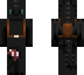 Toothless HTTYD With Saddle | Minecraft Skin